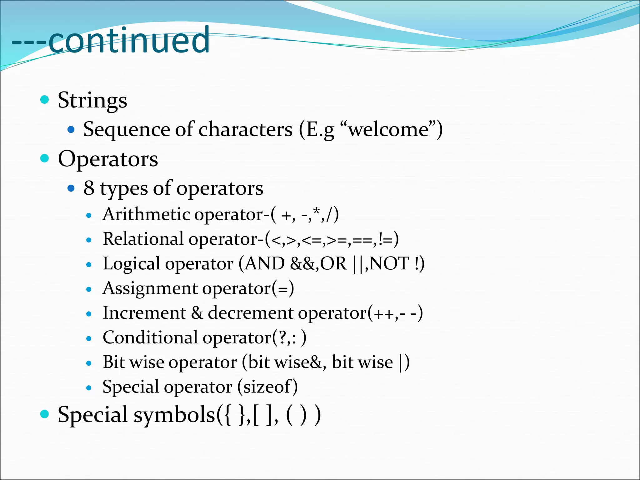 C programming | PPT