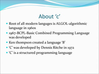 C programming | PPT