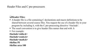 C programming | PPTX
