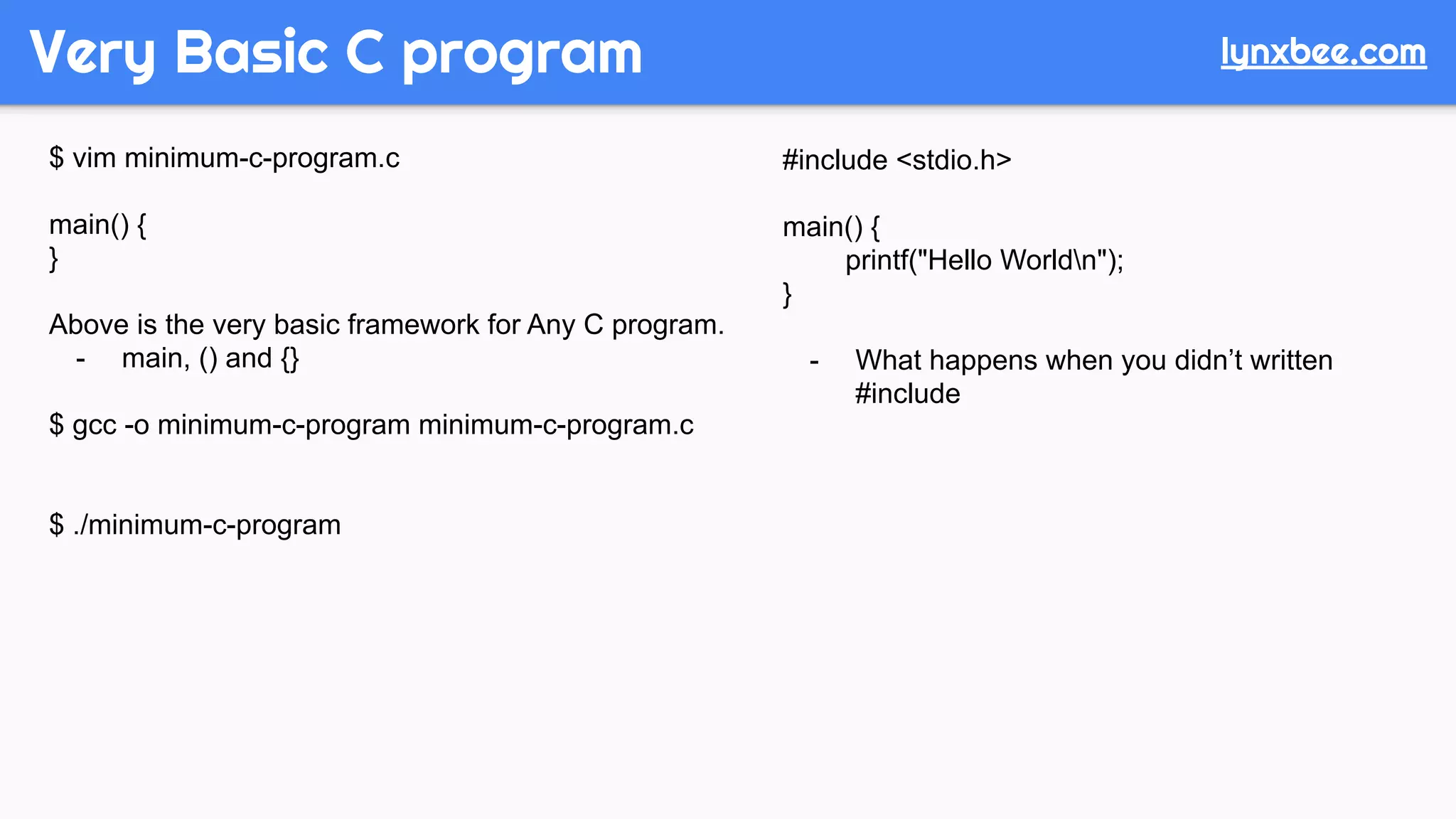 Learning C Programming From