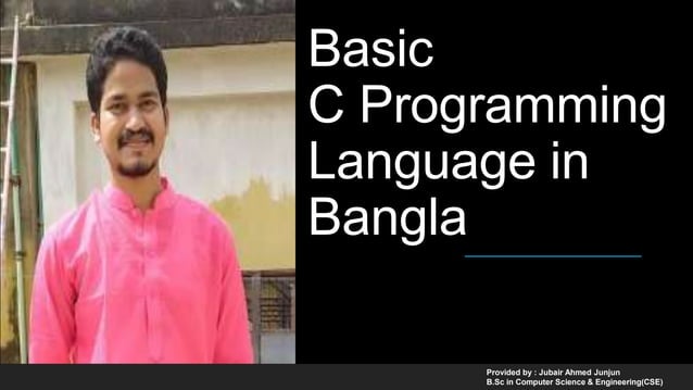 Basic C programming language in Bangla. | PPT