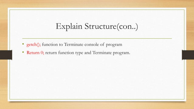 C programming tutorial for Beginner | PPTX