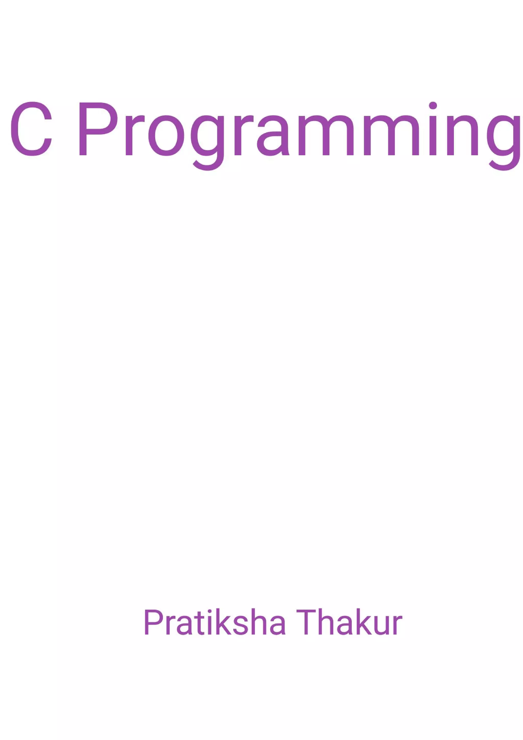 C Programming | PDF
