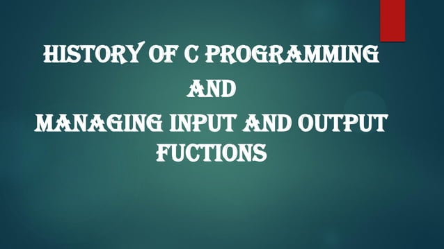 c programming.pdf lecture 1 for beginners | PDF