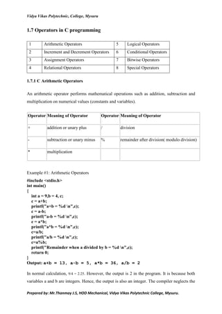 C programming Lab Manual 15 me47p | PDF