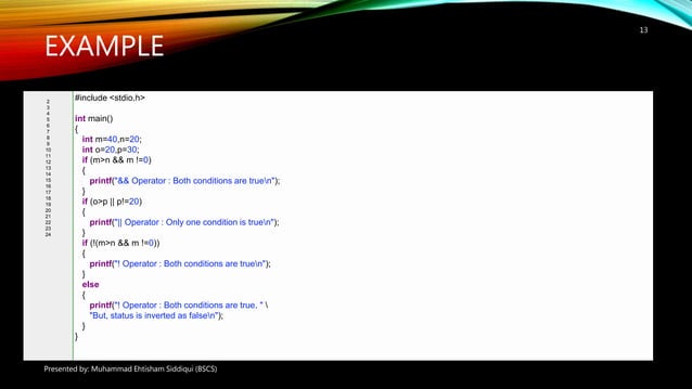 C programming Tutorial Session 3 | PPTX