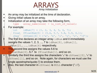 cprogrammingarrayaggregatetype.ppt