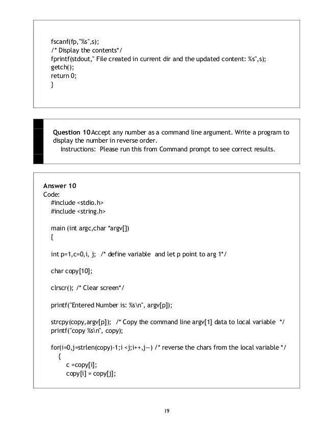 C Programming Assignment