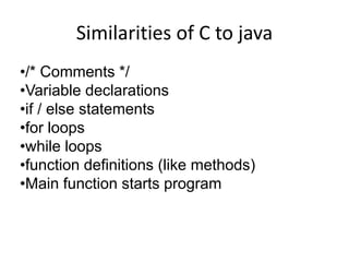 Programming in C Basics | PPT