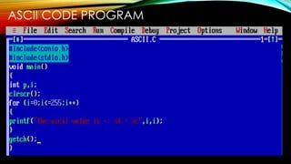 C programming Basics | PPT