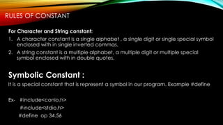 C programming Basics | PPT