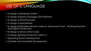 C programming Basics | PPT