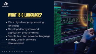 C Programming Basics Notes for Students | PDF