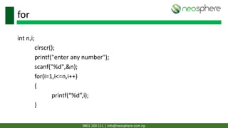 C programming Workshop | PPT