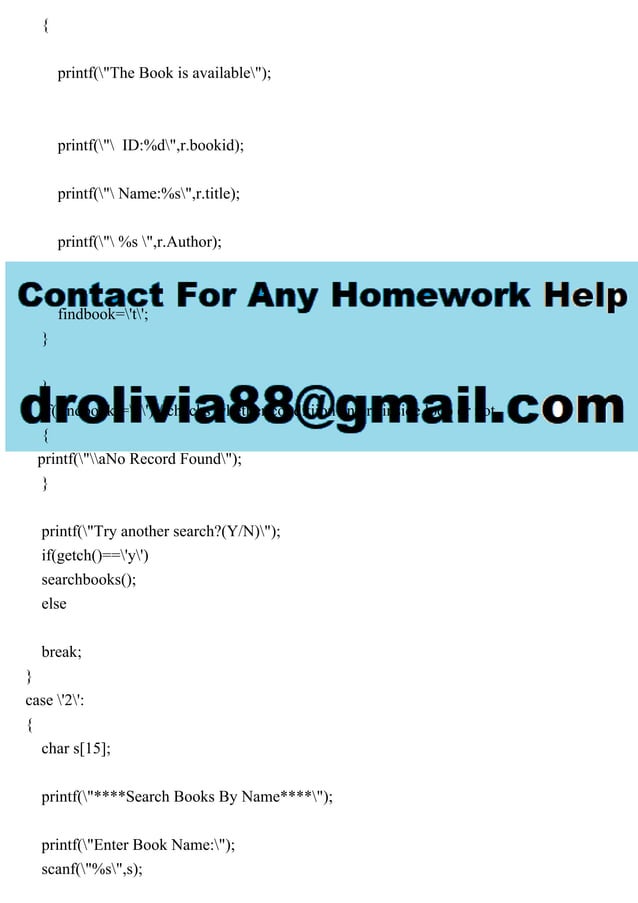 C programming Create a system managing a mini library system. Eve.pdf