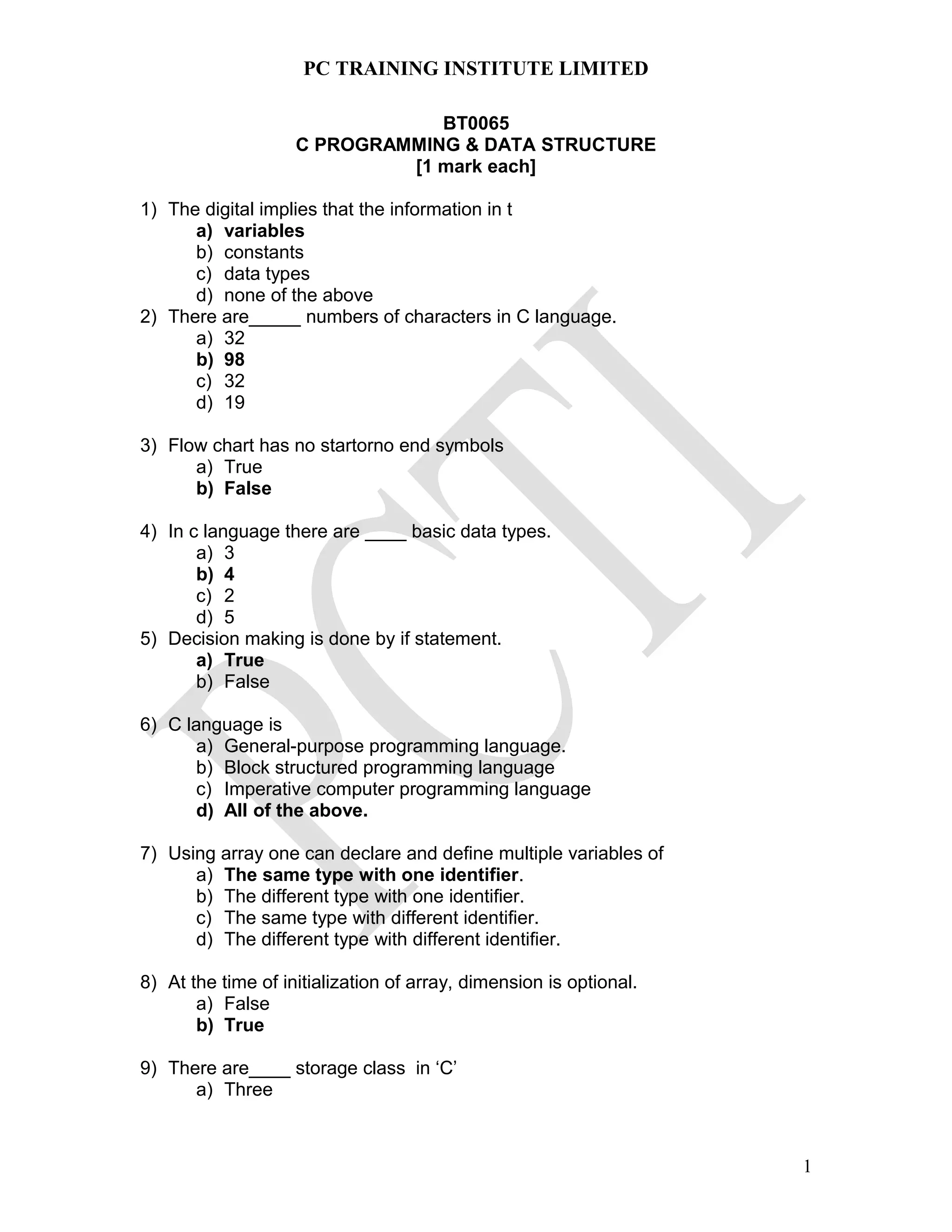 C Programming And Data Structure Pdf 
