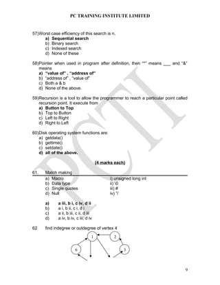 C programming & data structure | DOC | Programming Languages | Computing