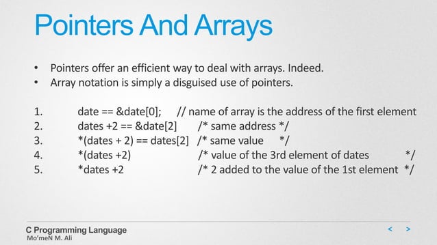 C programming & data structure [arrays & pointers] | PDF
