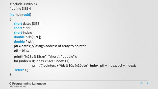 C Programming And Data Structure Arrays And Pointers Pdf