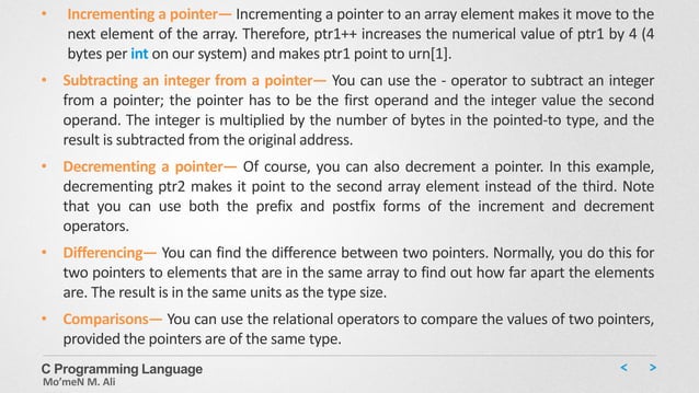 C Programming And Data Structure Arrays And Pointers Pdf