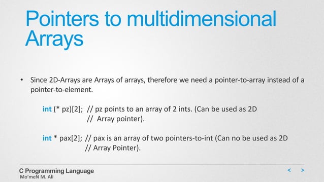 C Programming And Data Structure Arrays And Pointers Pdf