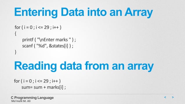 C programming & data structure [arrays & pointers] | PDF
