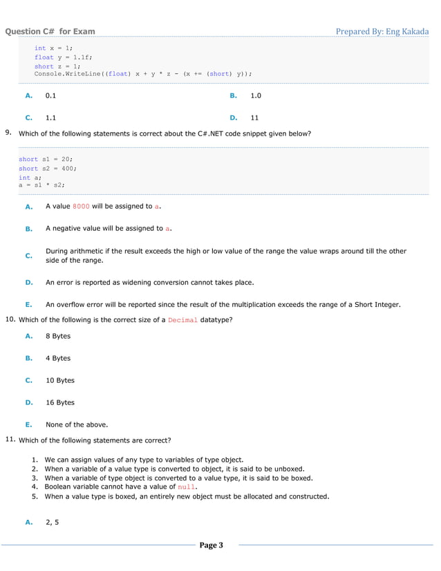 C# programming datatypes | PDF