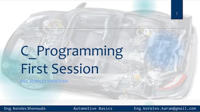C programming first_session | PPT