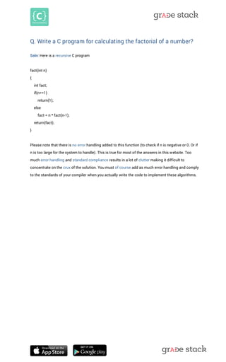 C Programming Interview Questions | PDF