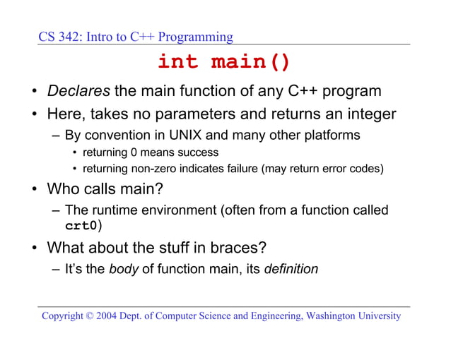 C++ programming intro | PPT
