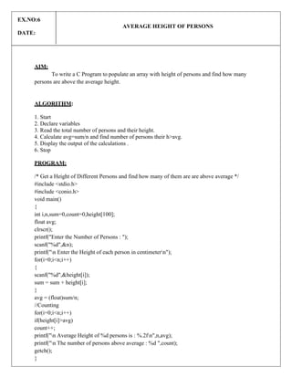 C Programming Lab.pdf | Programming Languages | Computing
