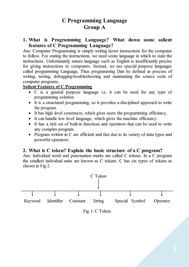 C programming languag for cse students | PDF