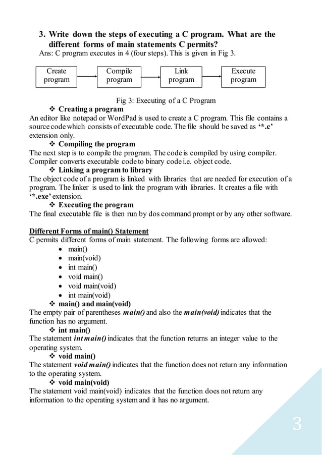 C programming languag for cse students | PDF