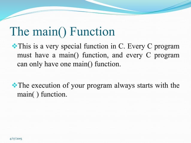 C programming language | PPT