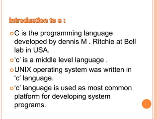 c programming language.pptx