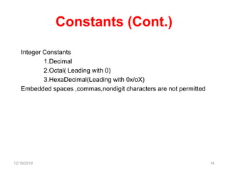 Introduction To C | PPT