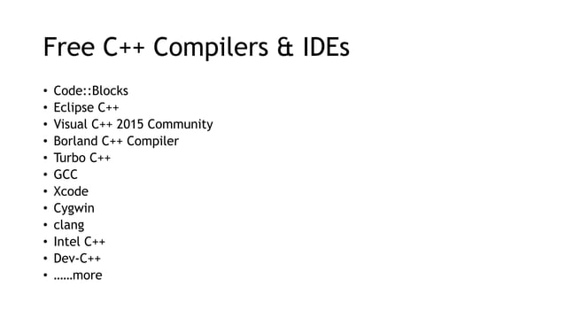 C++Programming Language Tips Tricks Understandings | PPT