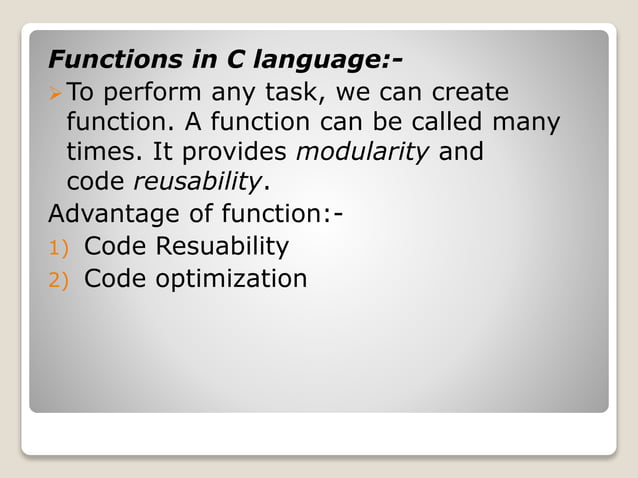 C Programming Language Tutorial for beginners - JavaTpoint | PPTX ...