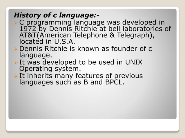 C Programming Language Tutorial For Beginners Javatpoint Pptx Programming Languages
