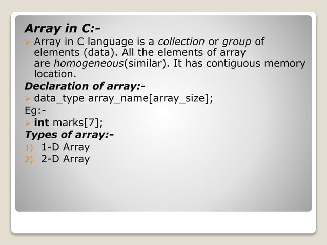C Programming Language Tutorial for beginners - JavaTpoint | PPTX ...