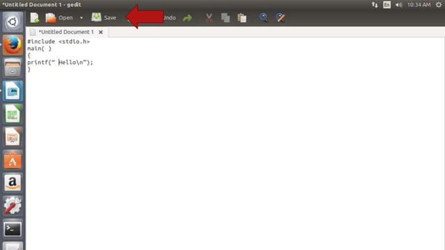 C programming on Ubuntu | PPTX