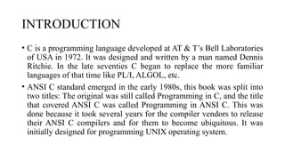 C PROGRAMMING AND DATA STRUCTURE _PPT.pptx