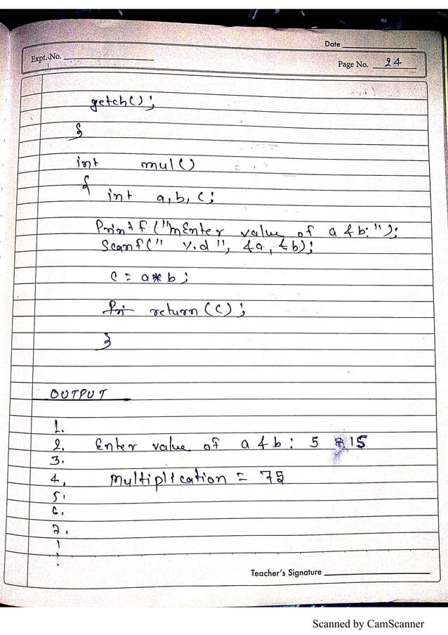 Cprogramming Practical File 1 Pdf