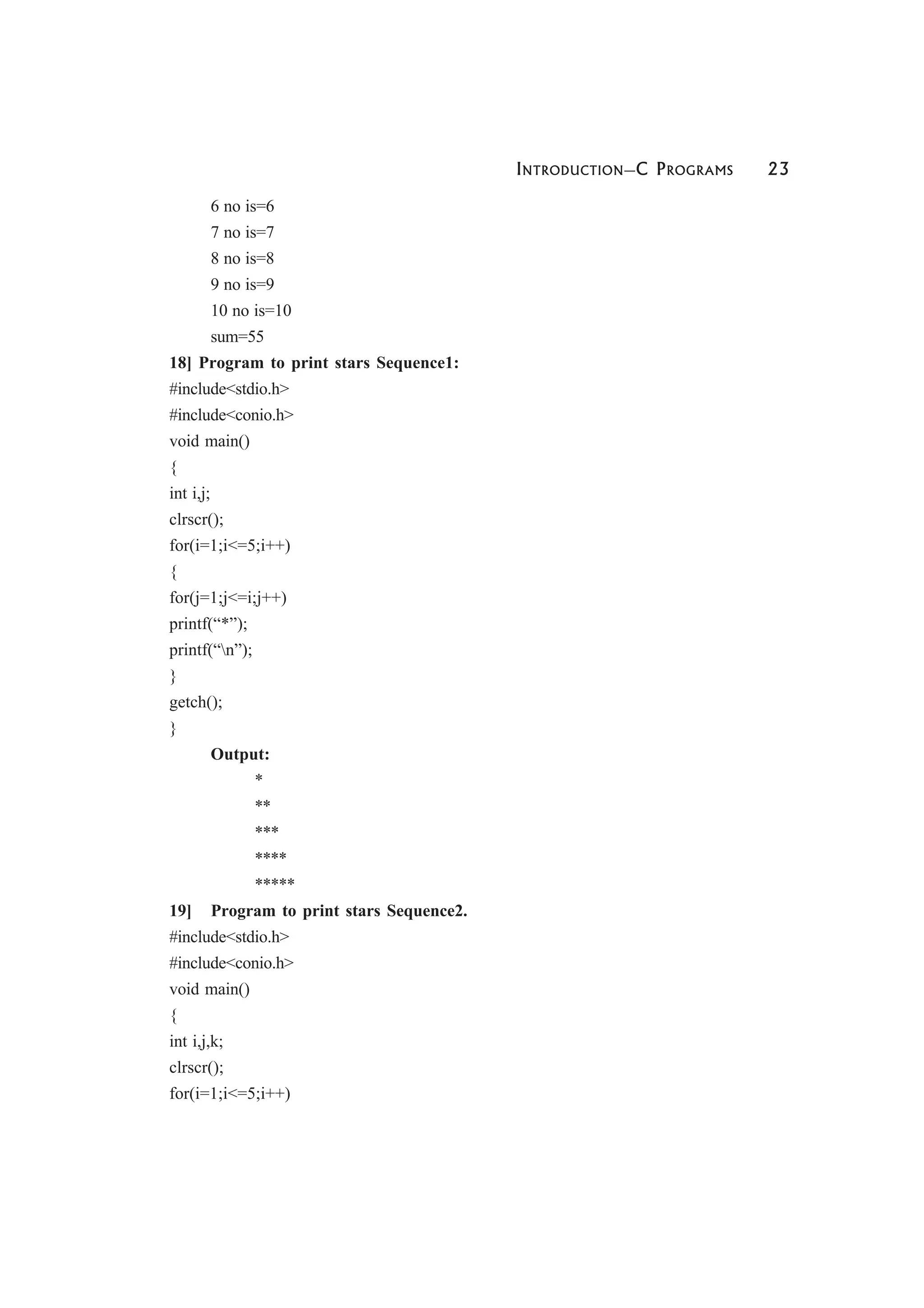 C programing for BCA Sem 1. JJ College | PDF