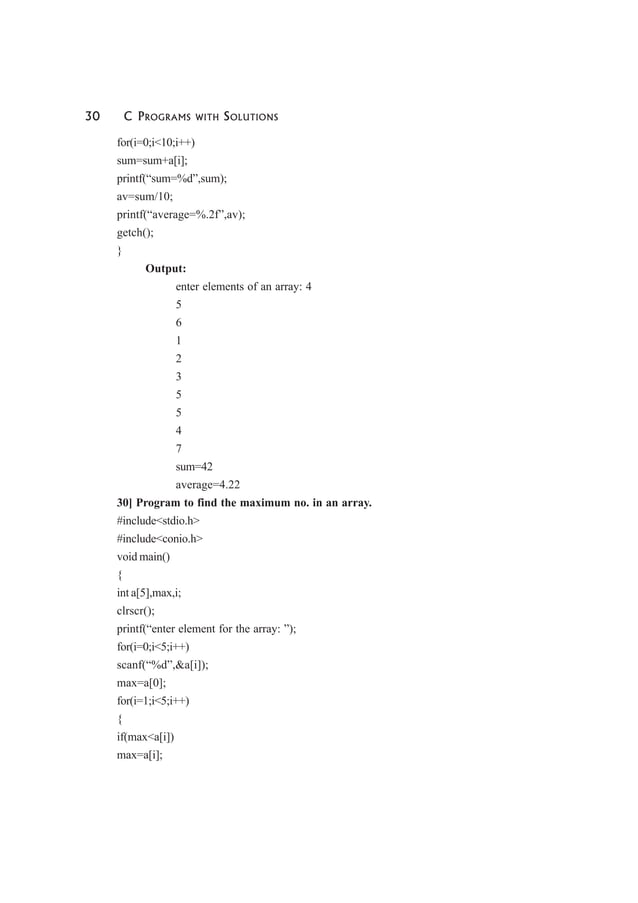 C programing for BCA Sem 1. JJ College | PDF