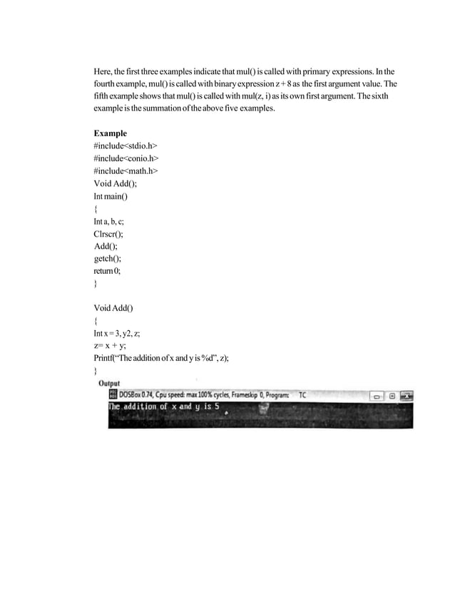 C programming for first year engineering students | DOCX | Programming ...