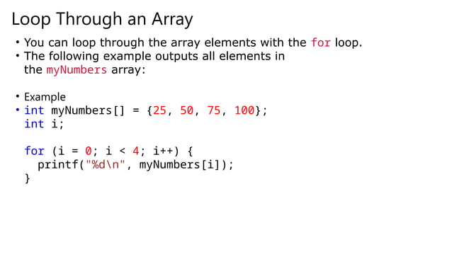 C Programming With Oops Concept And Pointer Ppt