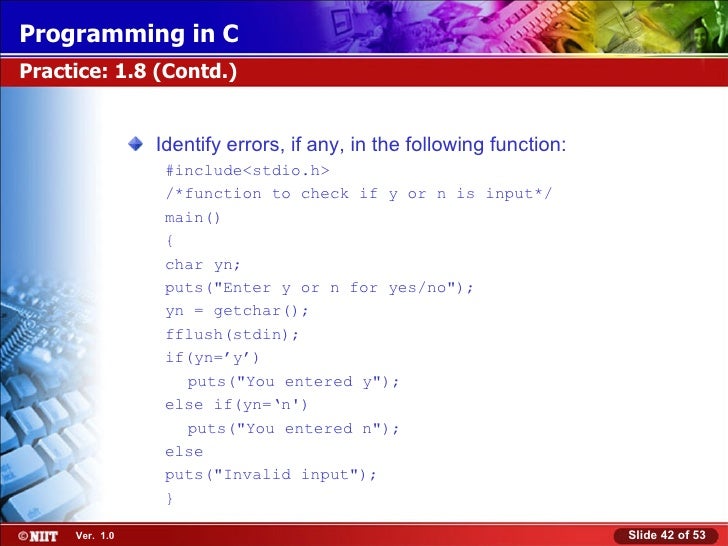 C programming session 01