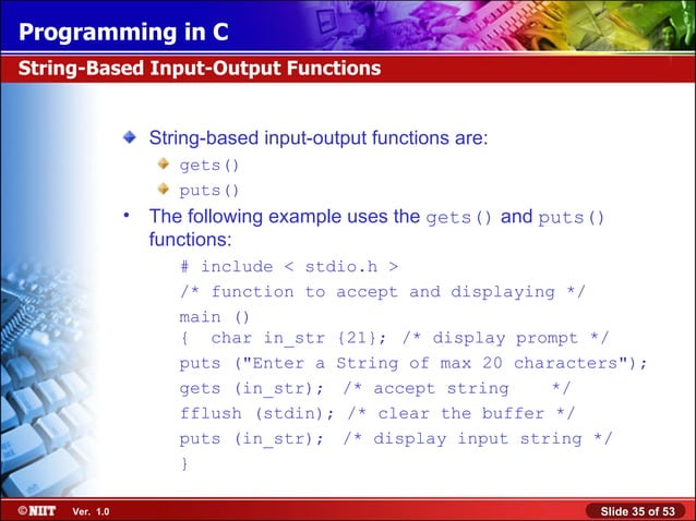 C programming session 01 | PPS