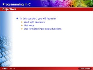 C programming session 02 | PPT